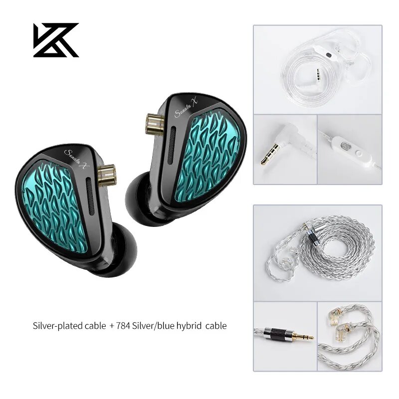 KZ Sonata X проводные HiFi наушники 28 BA драйверов