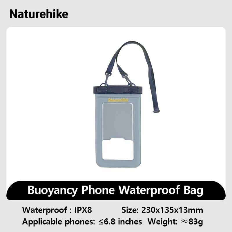Водонепроницаемый чехол для телефона Naturehike IPX8 Blue