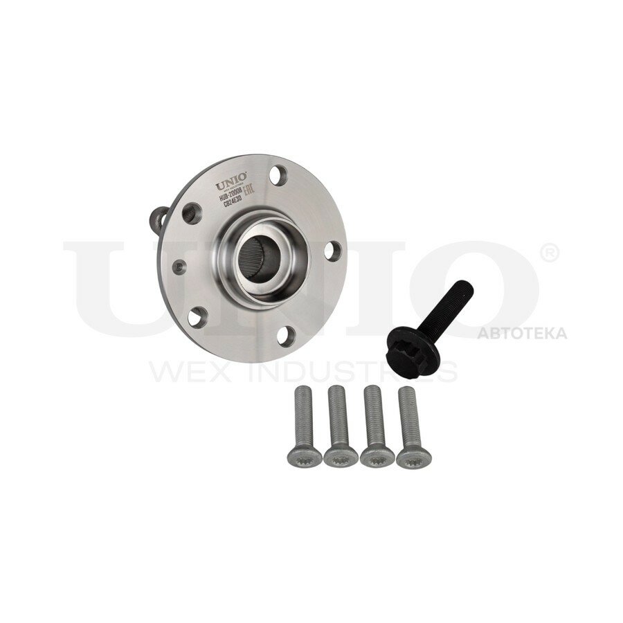 Ступица передняя (с ABS) UNIO HUB20008 VW Passat B6-B7 05-, Tiguan 07-, Skoda Octavia (1Z3,1Z5) 04-