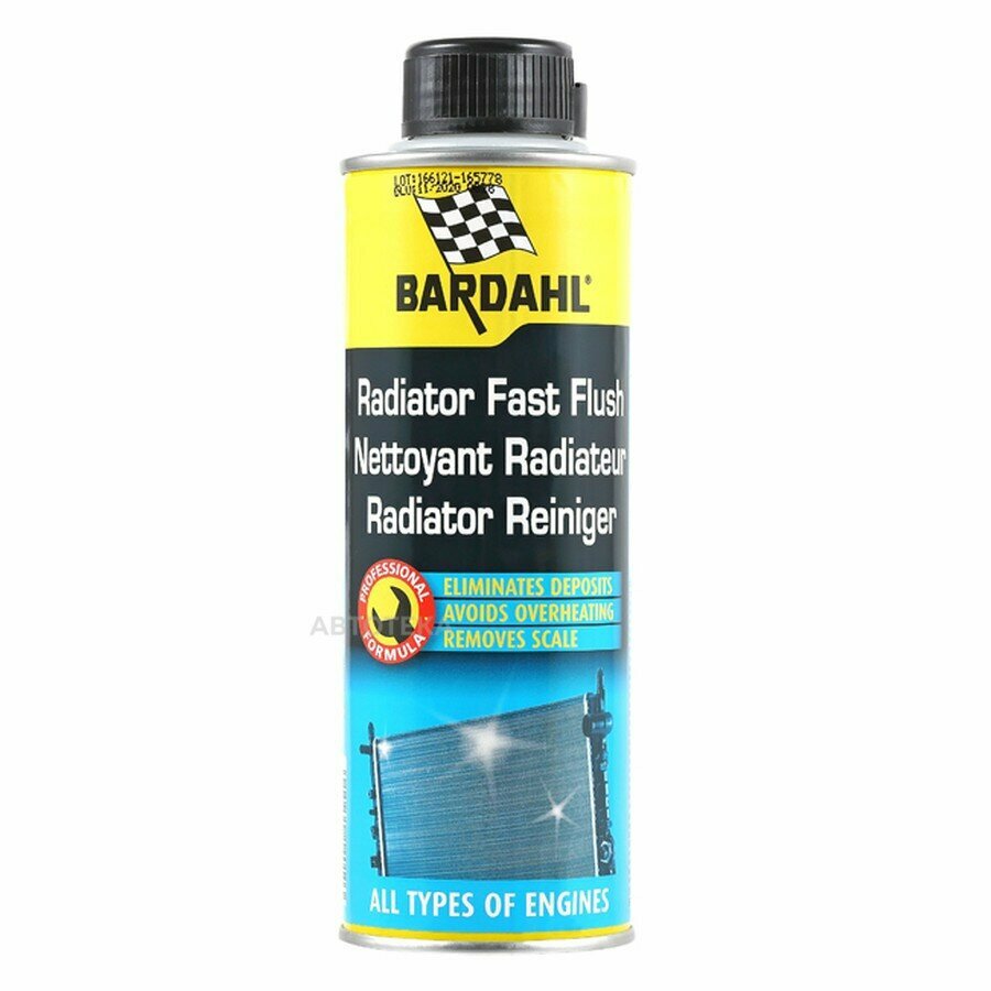 Присадка в систему охлаждения RADIATOR CLEANER 300ML BARDAHL 4010