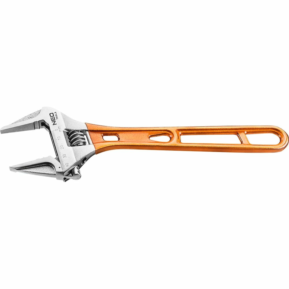 Разводной ключ 256 мм, рабочий диапазон 0-43 мм NEO Tools 03-025