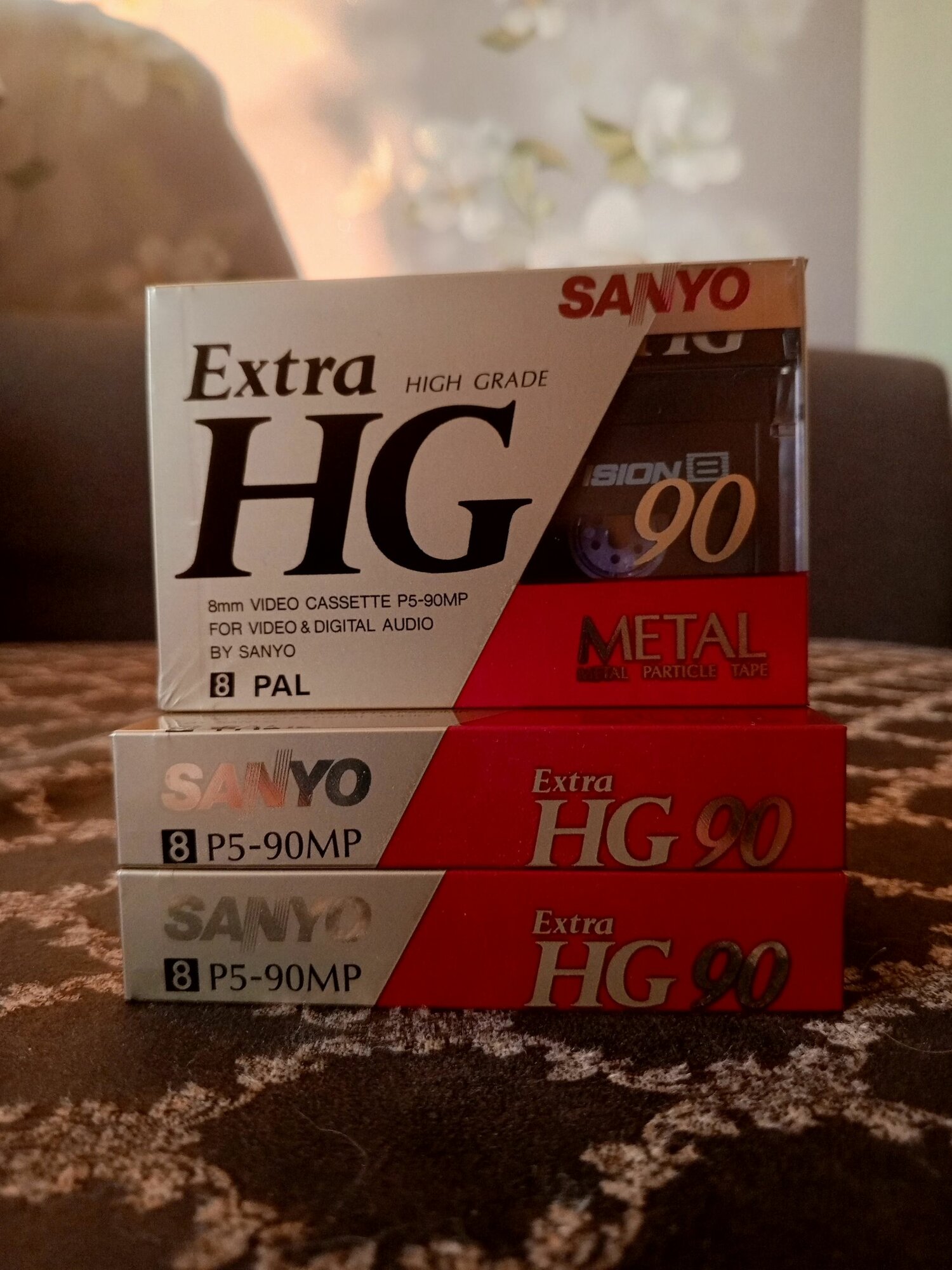 Видеокассета Sanyo 8 Extra HG 90 METAL 90 min (8mm, 90мин, Япония, 1шт)