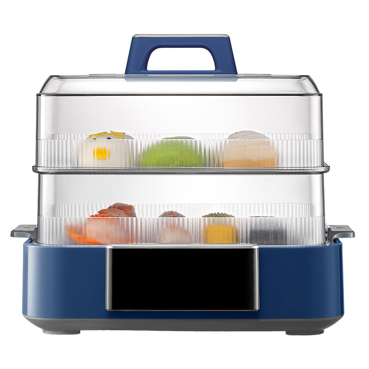 Электрическая пароварка Morphy Richards, blue, высокая мощность, 3 уровня для приготовления, автоматЭлектрическая пароварка Morphy Richards, blue, высокая мощность, 3 уровня для приготовления, автомат ，，，