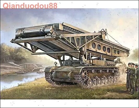 Trumpeter 00390 1/35 Немецкий мостовой танк № 4 ABS пластик