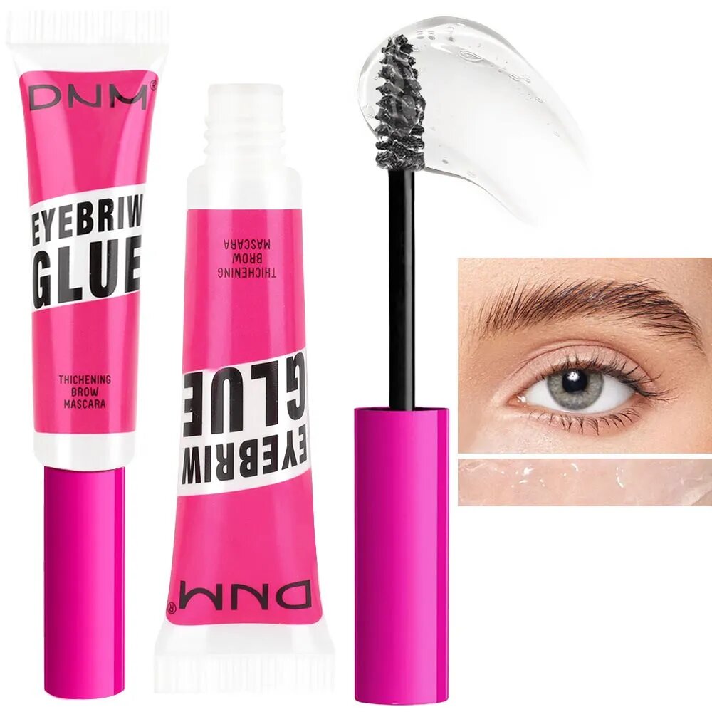 NYX PROFESSIONAL MAKEUP - DNM Густо нанесите тушь для ресниц, утолщающую брови, Гель для бровей, 3шт.