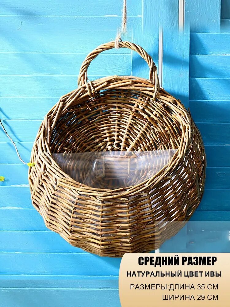 Вазон 15.3 л, 31 см, 1 шт, цвет хаки