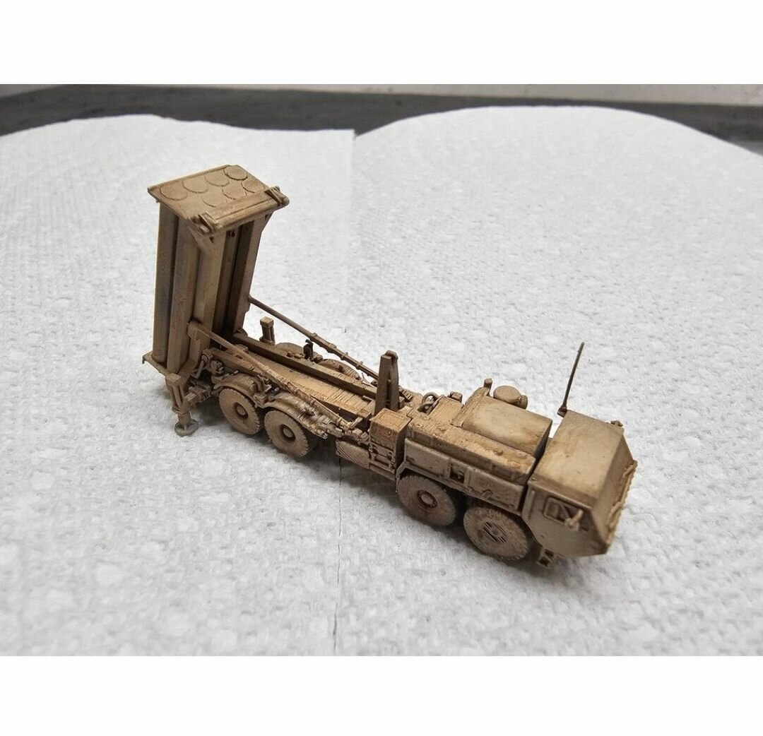 THAAD Launcher and AN/TPY-2 Radar. Масштабная модель 1:72.