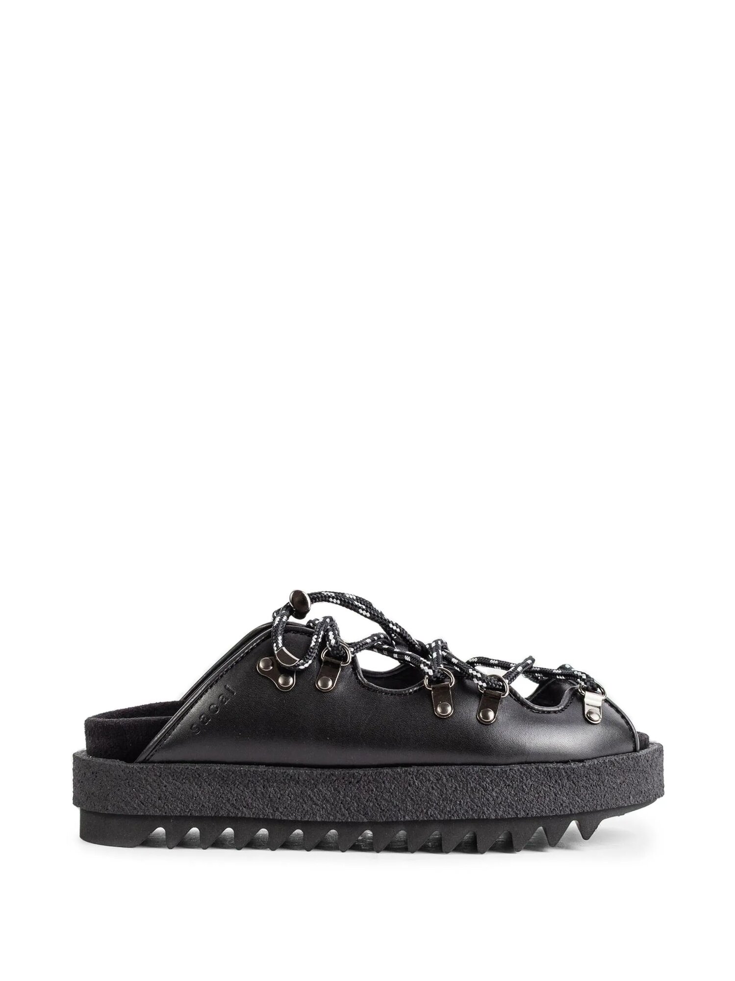 Мюли Lace-up platform mules