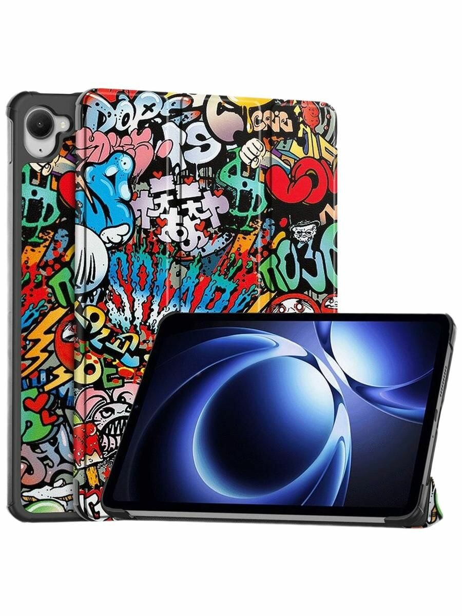 Чехол на Xiaomi Pad Mini / Ксиаоми Пад Мини, Redmi K Pad / Редми К Пад, 2025 года, 8.8 дюйма, умный с магнитом, мегаполис