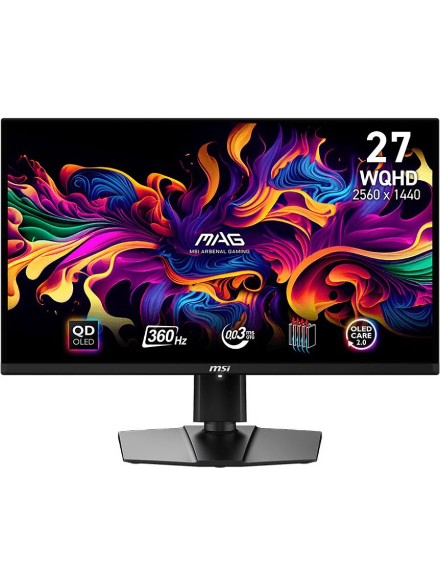 26.5 Монитор MSI Mag 271QPX QD-OLED 26.5 QD OLED 360 Гц 2xHDMI 1xDP
