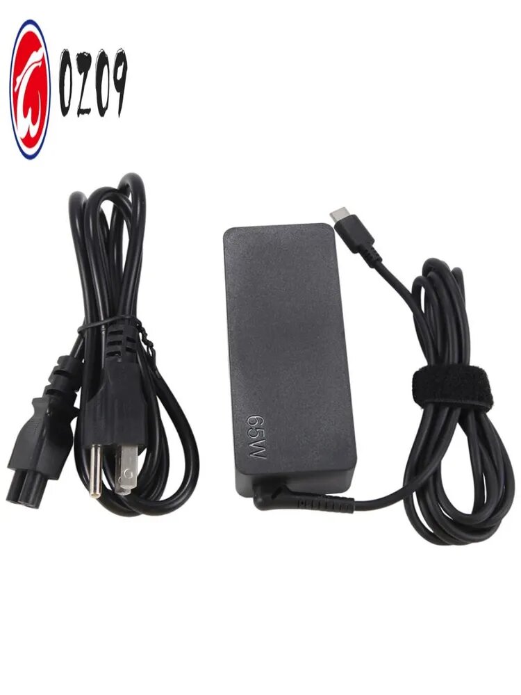 (F A Q Y) 65 Вт USB Type C Зарядное устройство совместим с ноутбука Chromebook 100E T480 T580 Yoga C930 Адаптер Шнур питания, штепсельная вилка США