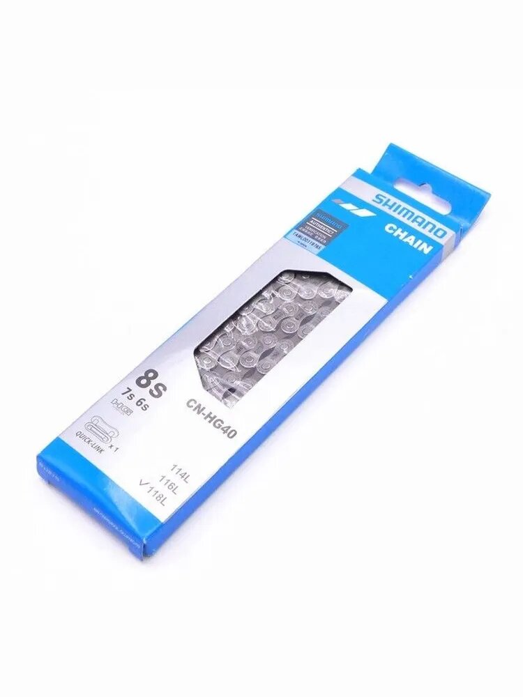 SHIMANO CN HG40 6/7/8 скоростная цепь 116L звенья для шоссейных велосипедов велосипедная цепь