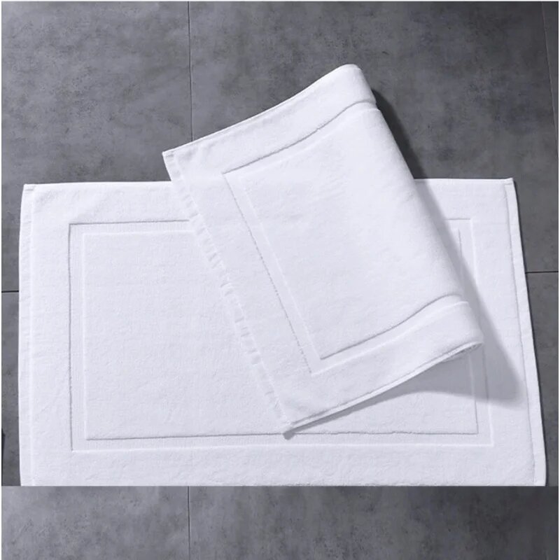 Коврик для ванной EGW, белый, 100% хлопок, 50x80 см