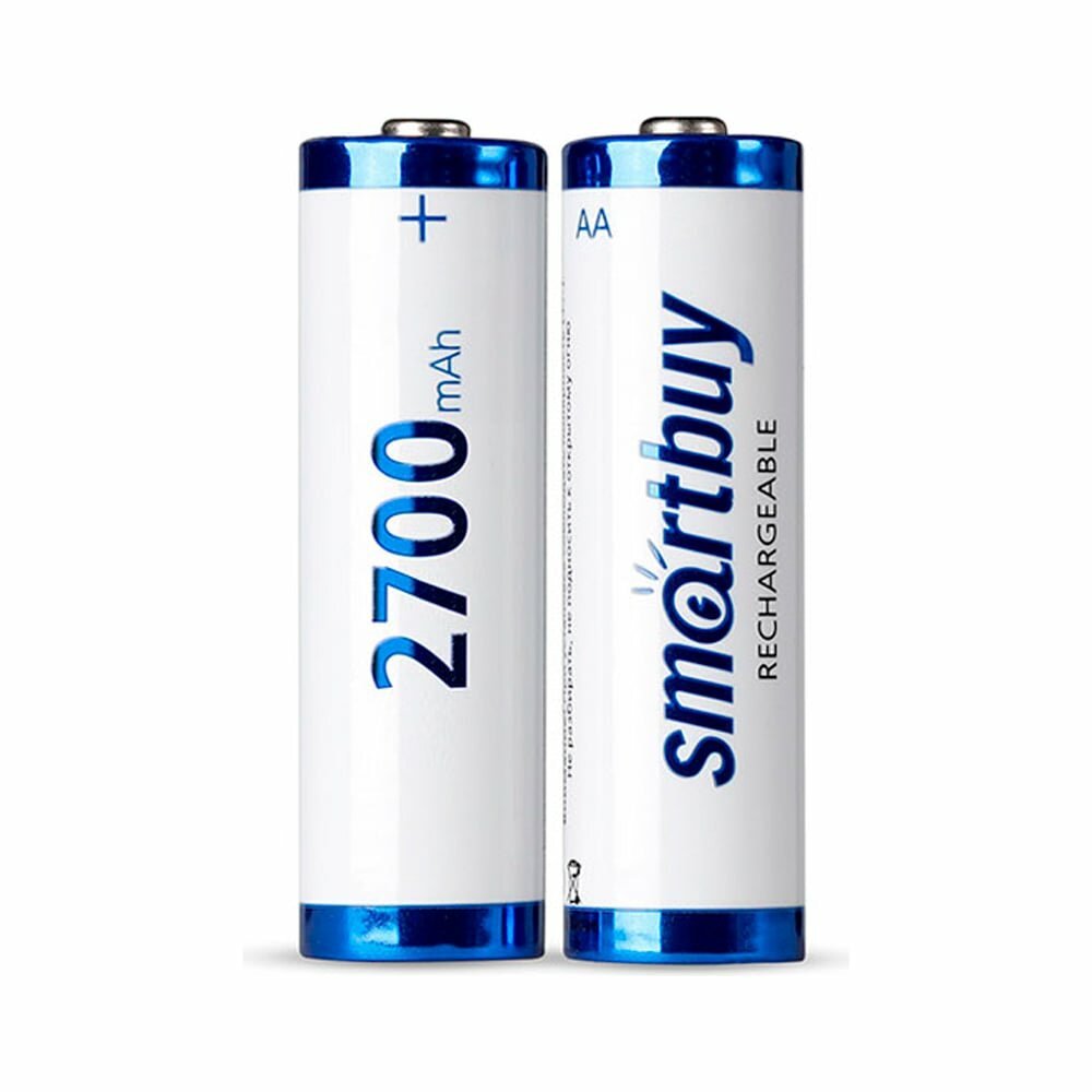 Аккумулятор Smartbuy nimh aa/2bl 2700 mah (24/240) упаковка 2 шт. SBBR-2A02BL2700