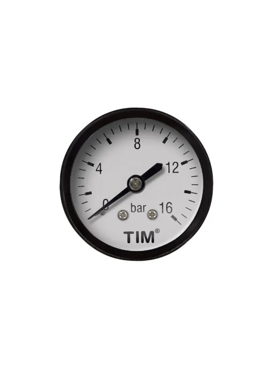 Манометр аксиальный TIM 16 бар 1/4"