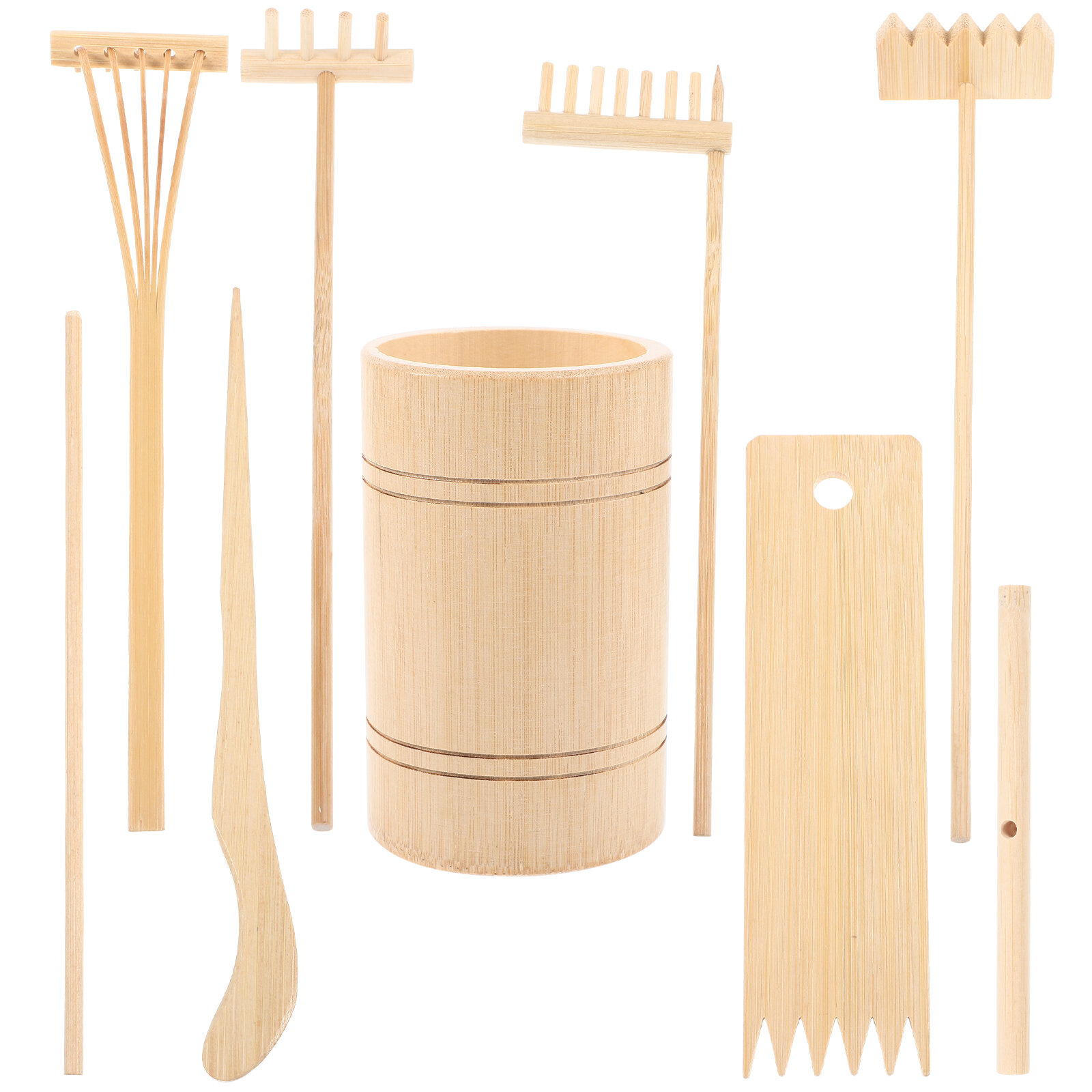 1 набор инструментов для сада Zen Garden Аксессуары для сада Zen Garden Rake Набор граблей Zen Garden Rake Too