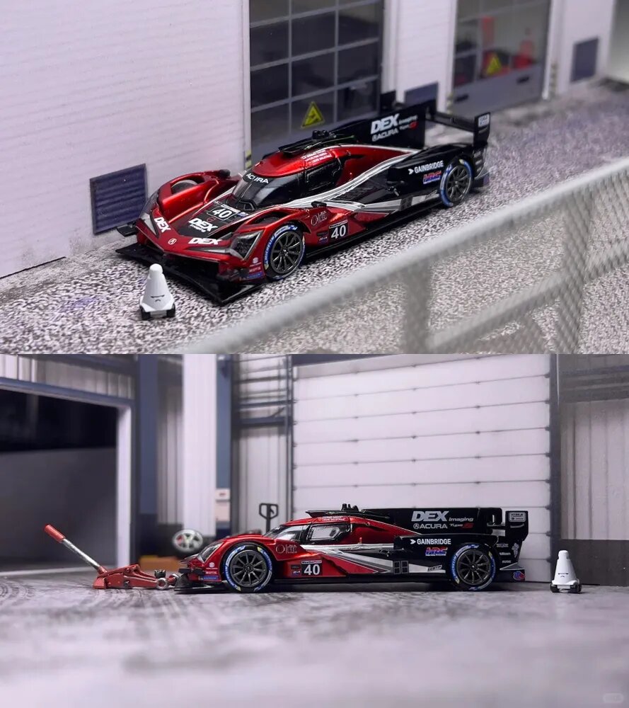 MINI GT 1:64 #837 Acura ARX-06 GTP #40 Wayne Taylor Racing with Andretti 2024 IMSA Sebring 12Hrs Winner Коллекционная машинка