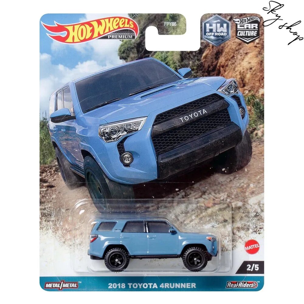 Машинка Hot Wheels Premium Car Culture 1:64 Off Road 2018 Toyota 4Runner
