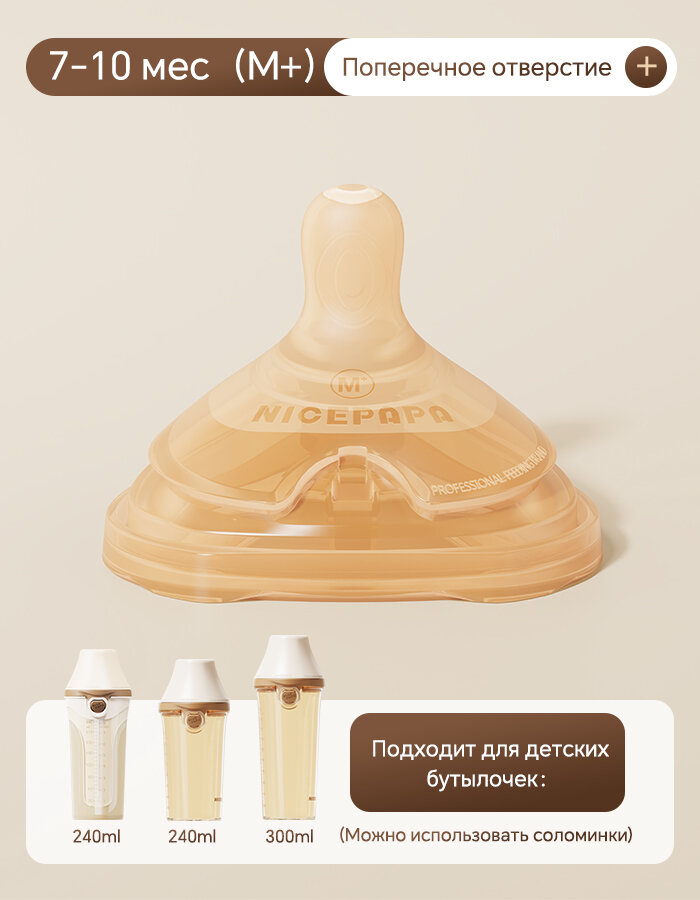 Аксессуары для детских бутылочек 7-10мес/Код M/Подходит для чашки PPSU