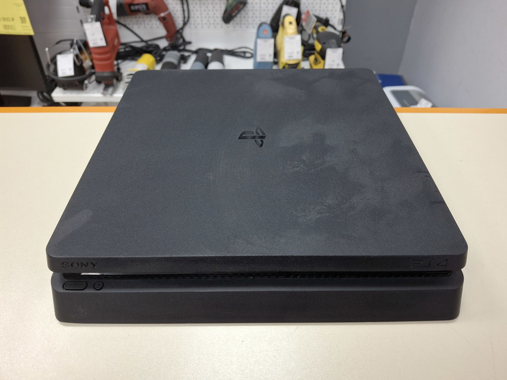 Игровая приставка PlayStation 4 Slim 1TB,1 геймпад,черная,прошивка 13.02