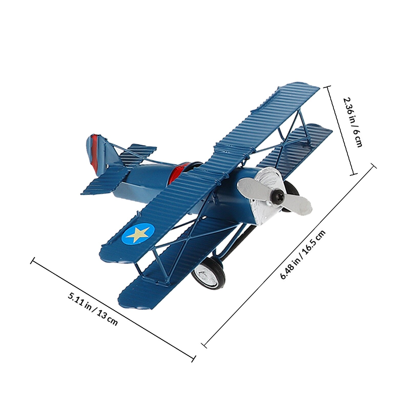 3 Штуки Винтажные Самолёты Из Металла Декор Для Дома Модель Самолёта 16 50X13 00X6 00Cm