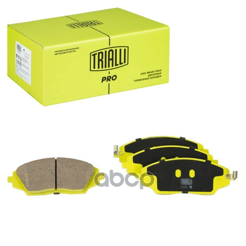 Колодки торм. для а/м Chevrolet Aveo T300 (11-)/Cobalt (13-) диск. перед. (керам.) (PF 4194CR) PRO Trialli арт. pf-4194cr