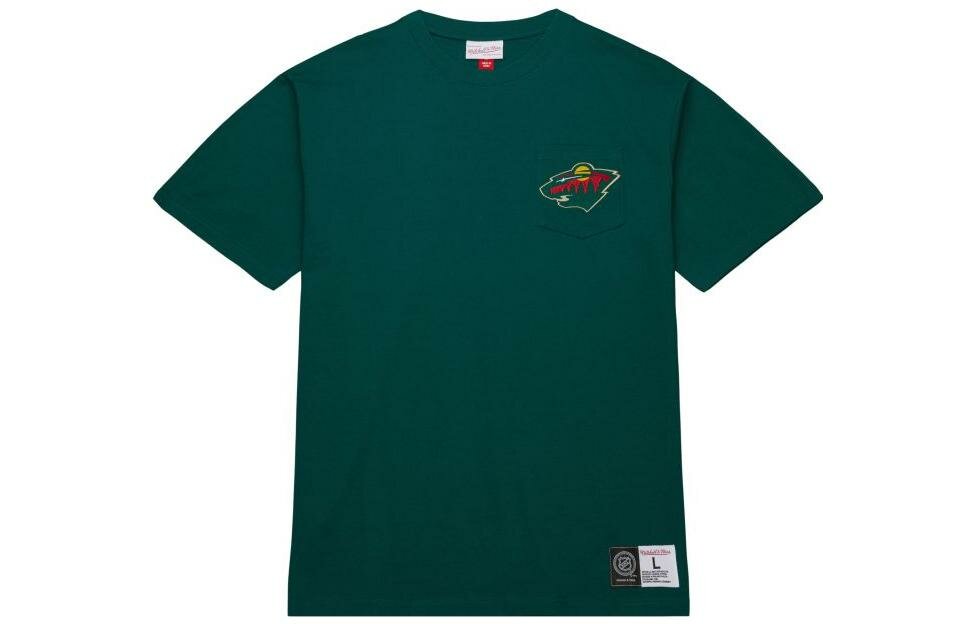 Футболка Green Crew Neck Moderate Straight Fit