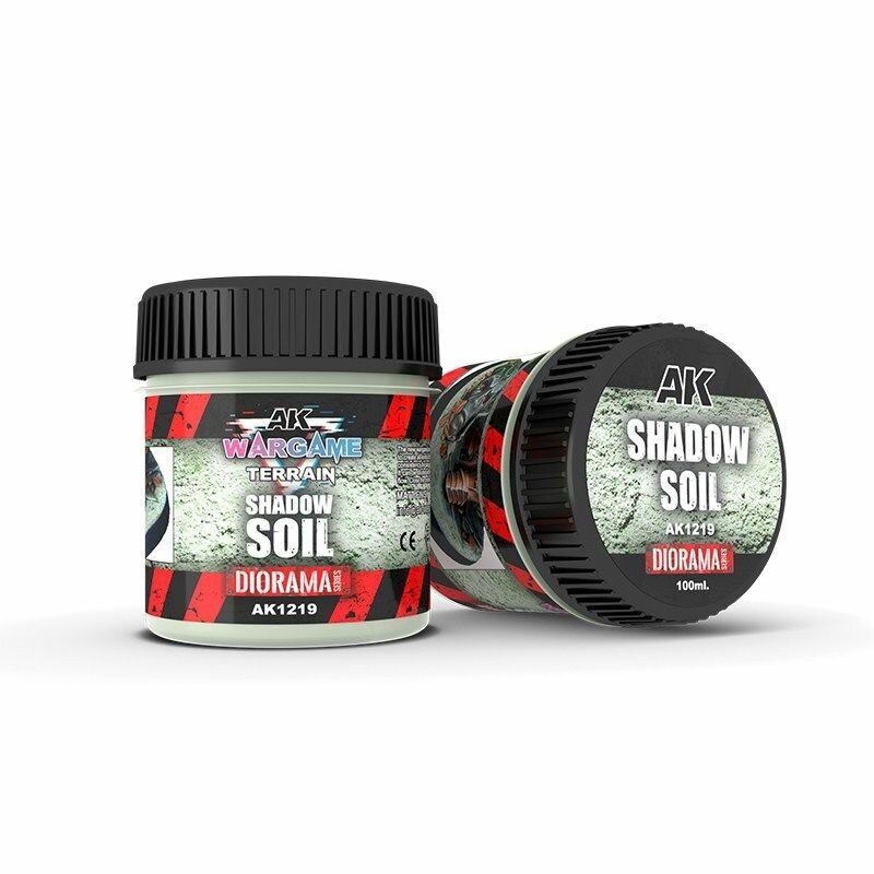 Текстурная краска-паста AK Shadow Soil 100 Ml. AK1219