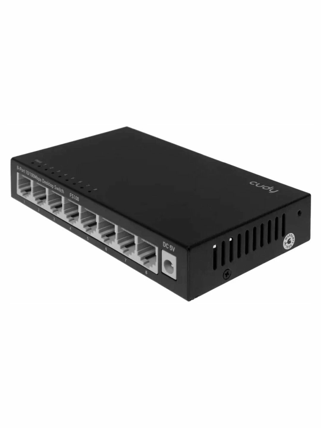 Коммутатор Cudy FS108, 8 портов 100 Мбит/с RJ45, металлический корпус