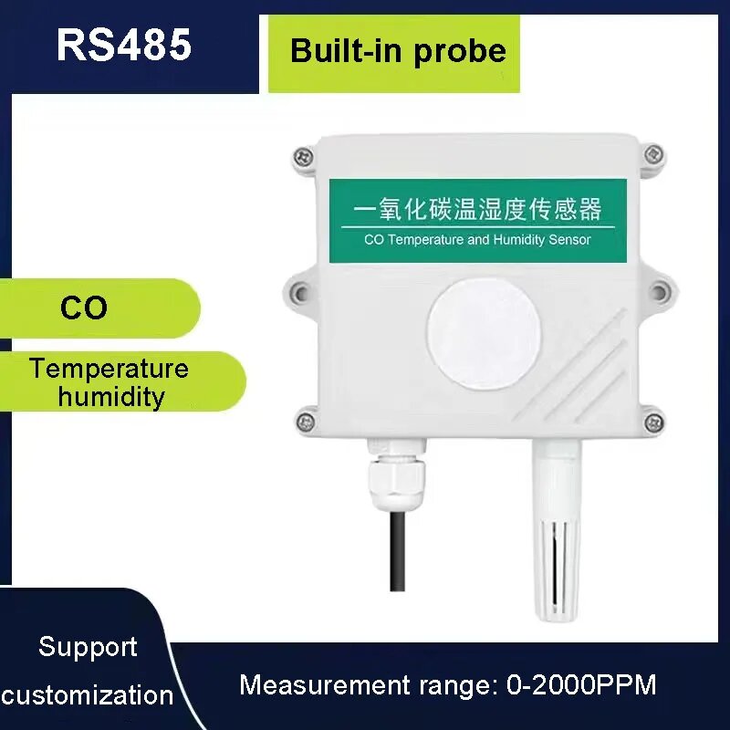 Промышленный датчик температуры, влажности и CO2 ZHQ-TH01 3 in 1 CO