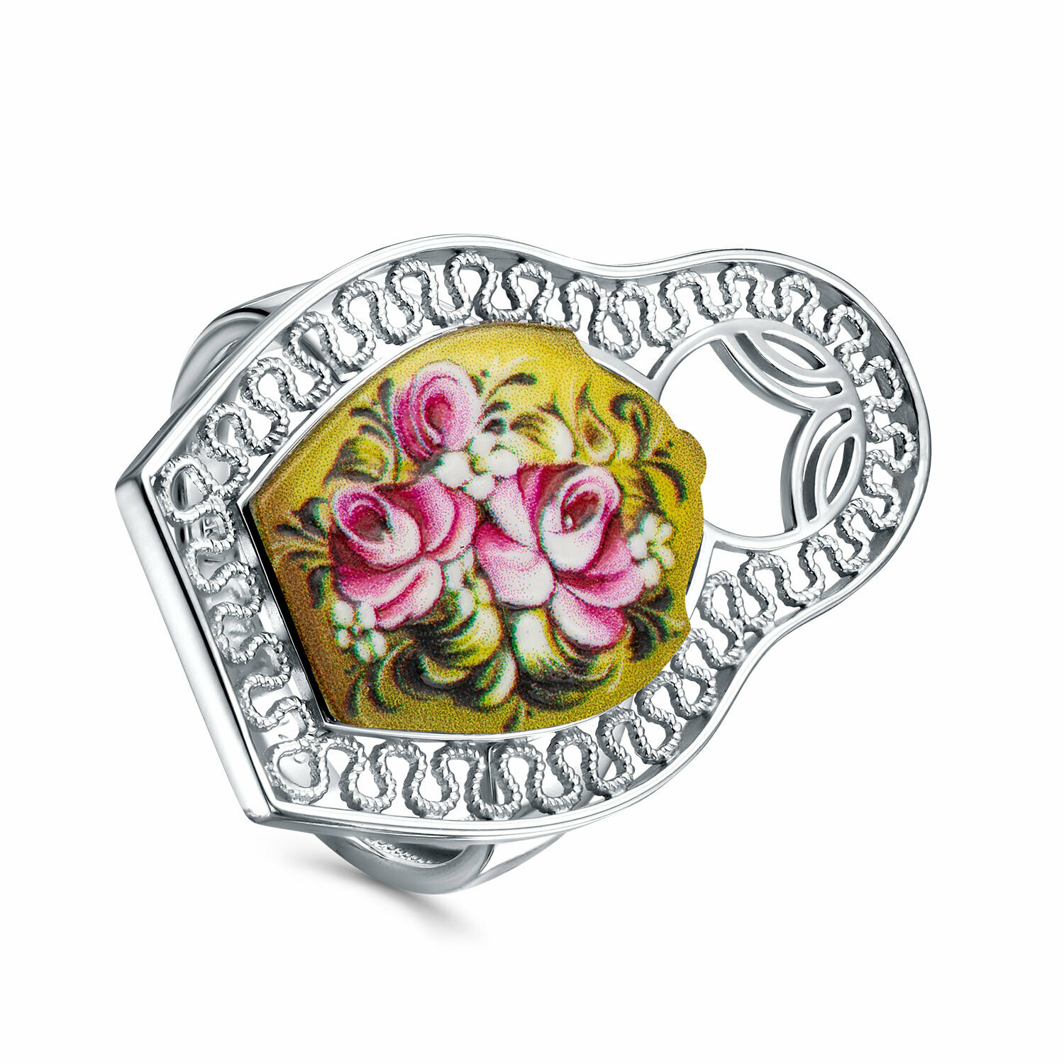 Кольцо, серебро, 925 проба