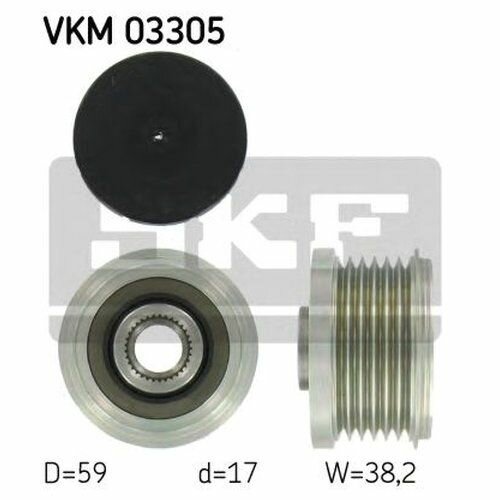 Ременной шкив генератора SKF vkm03305