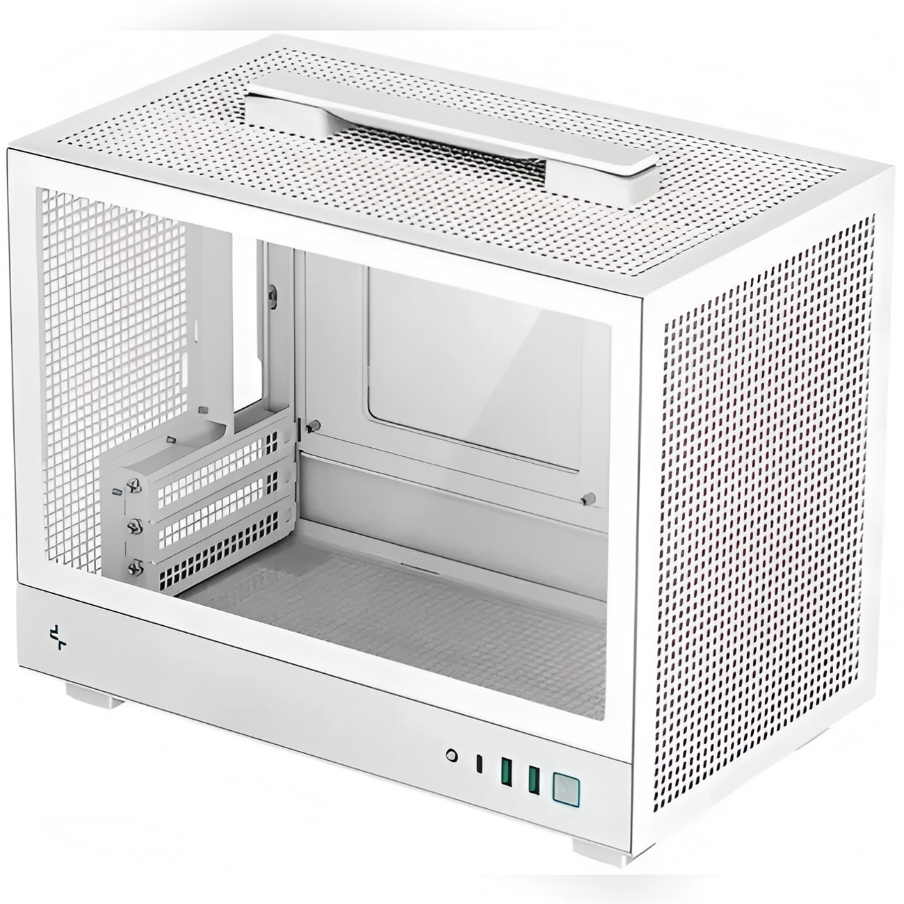 Корпус Mini-Tower DeepCool CH160 WH, Micro-ATX, белый (R-CH160-WHNGI0-G-1)