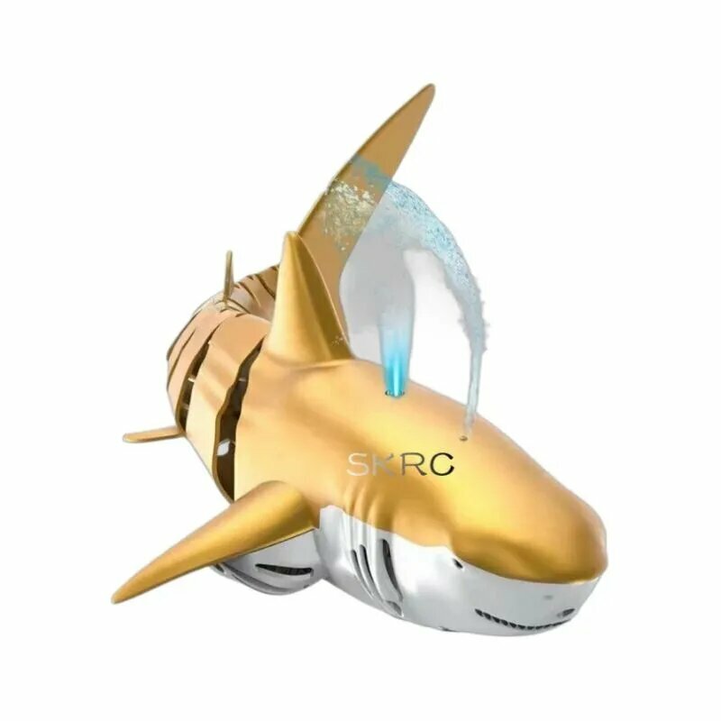 Бассейн, Робот-акула на радиоуправлении для бассейна и ванны;2.4G RC shark spray water. Отправка в случайных цветах