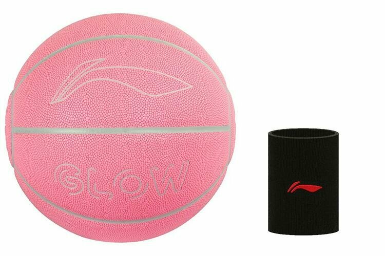 Баскетбольный мяч унисекс Li Ning Badfive Pu, розовый, размер 7