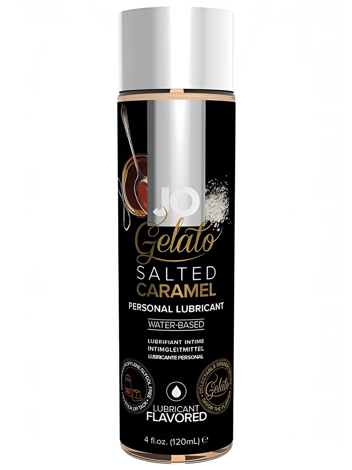 Лубрикант System JO Gelato "Salted Caramel", на водной основе, с ароматом карамели, 120мл