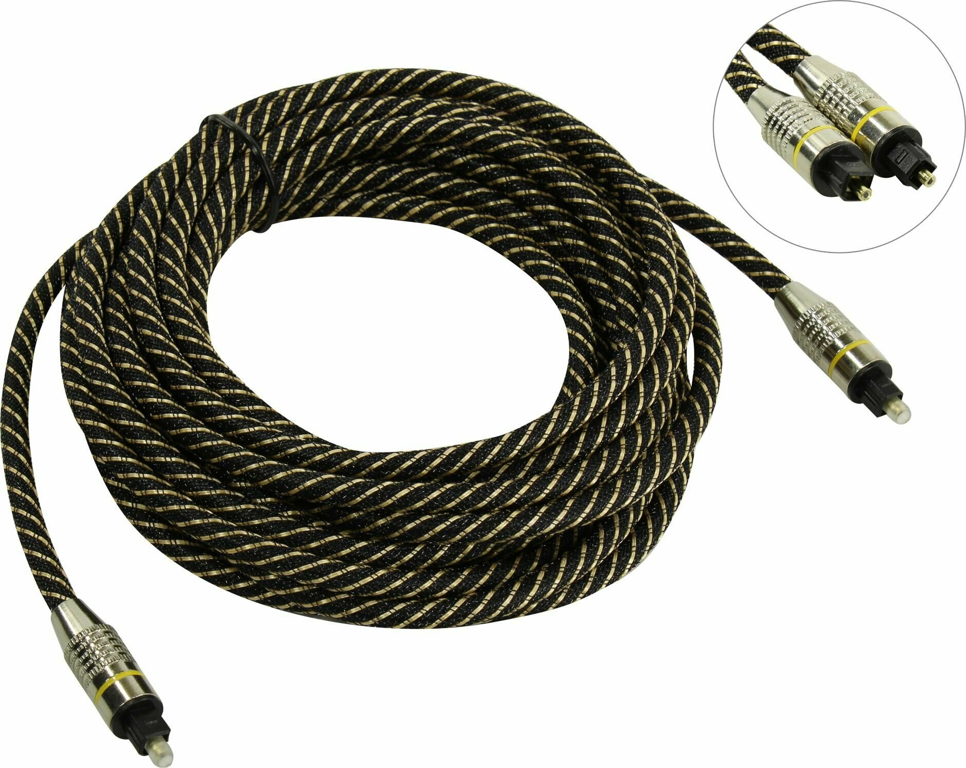 B&P Cable Collection Аудиокабель, 5 м, желтый, черный