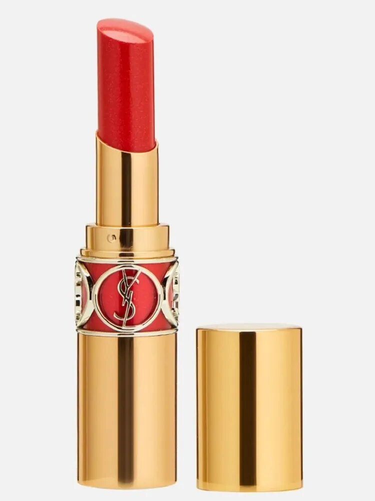 YSL 105 Rouge Lulu ROUGE VOLUPTE SHINE Тестер Без Футляра