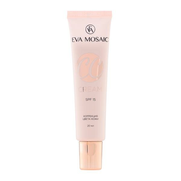 Тональный крем для коррекции цвета кожи тон 02 Золотисто-бежевый Eva Mosaic СС Color Correction Cream