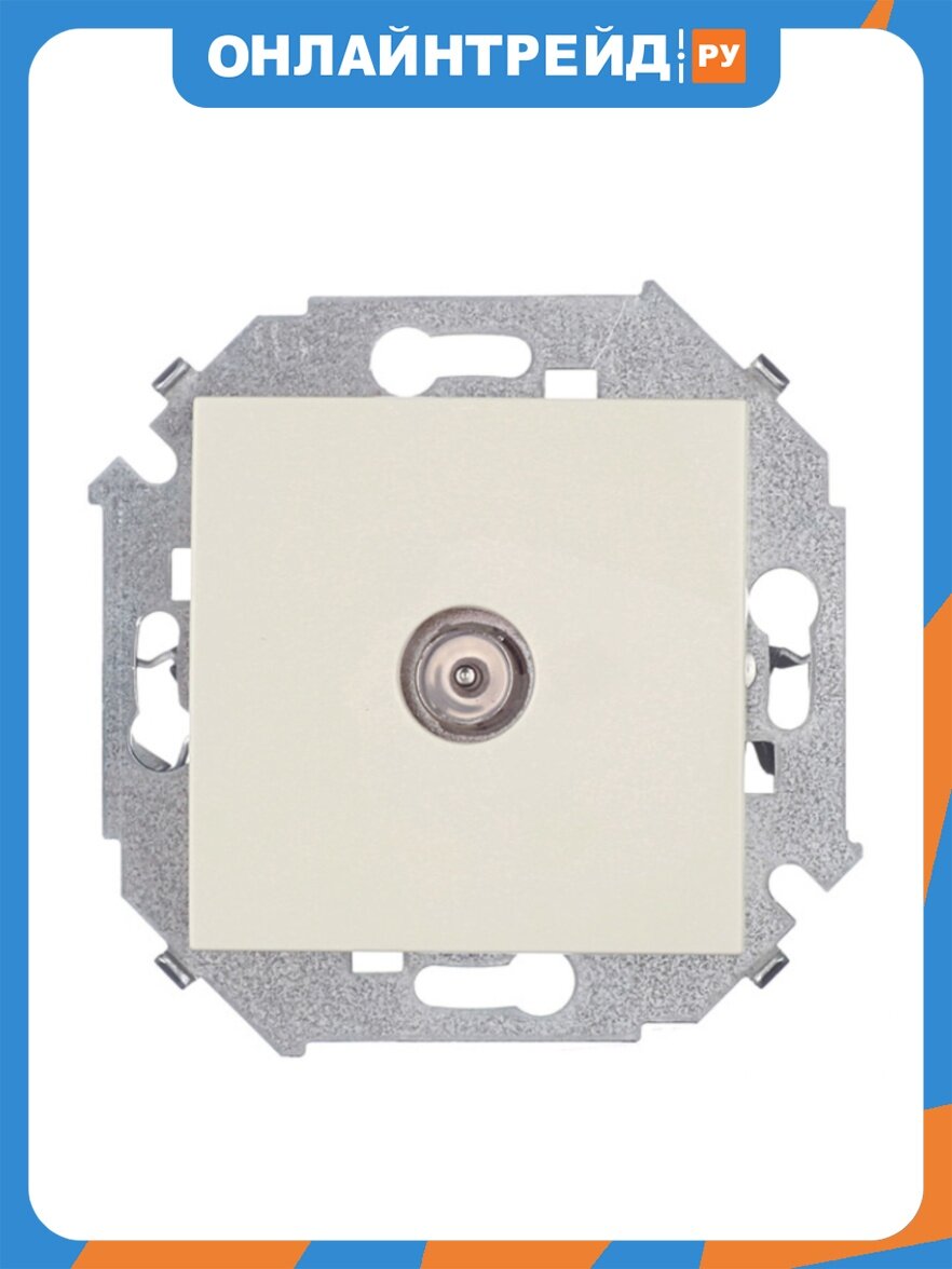 Розетка Simon TV СП 15 одиночная сл. кость 1591475-031