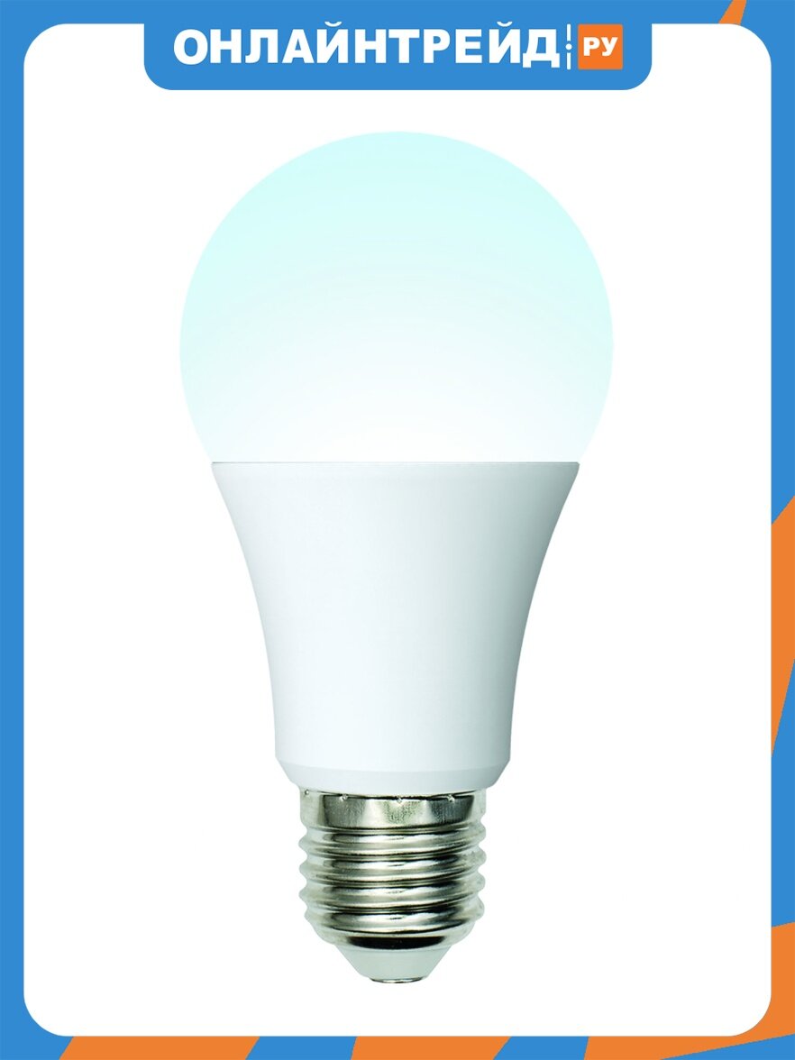 Светодиодная лампа Uniel LED-A60-10W/NW/E27/FR/24-48V PLO55WH 24-48В
