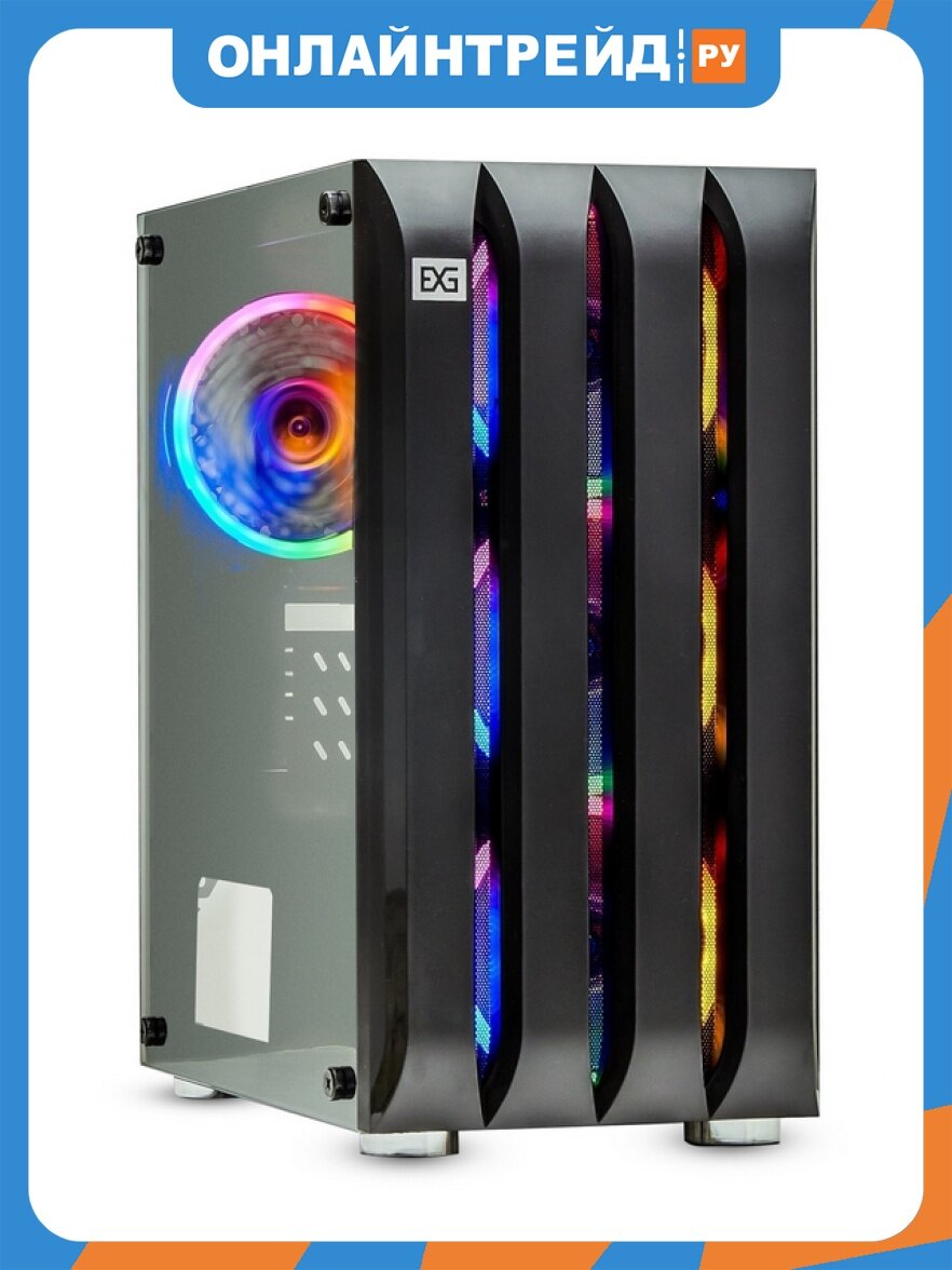 Корпус с блоком питания Exegate Mistery R3-NPX500, черный (EX294478RUS)