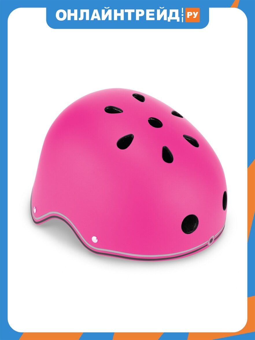 Шлем защитный Globber Primo Lights XS/S (48-53см), розовый