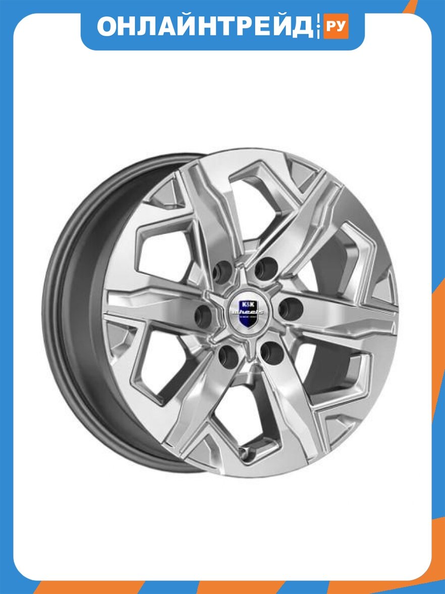 Диск K&k Тейт 7.5x17/6x139.7 D100.1 ET36 дарк платинум