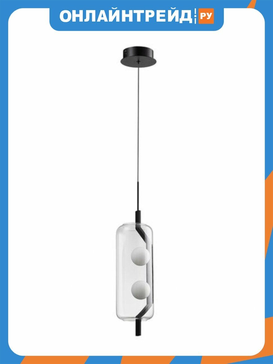 Подвесной светодиодный светильник Arte Lamp Geneva A2341SP-2BK