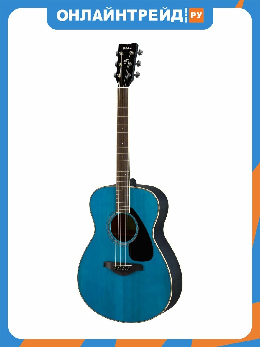 Акустическая гитара Yamaha FS820, цвет бирюзовый