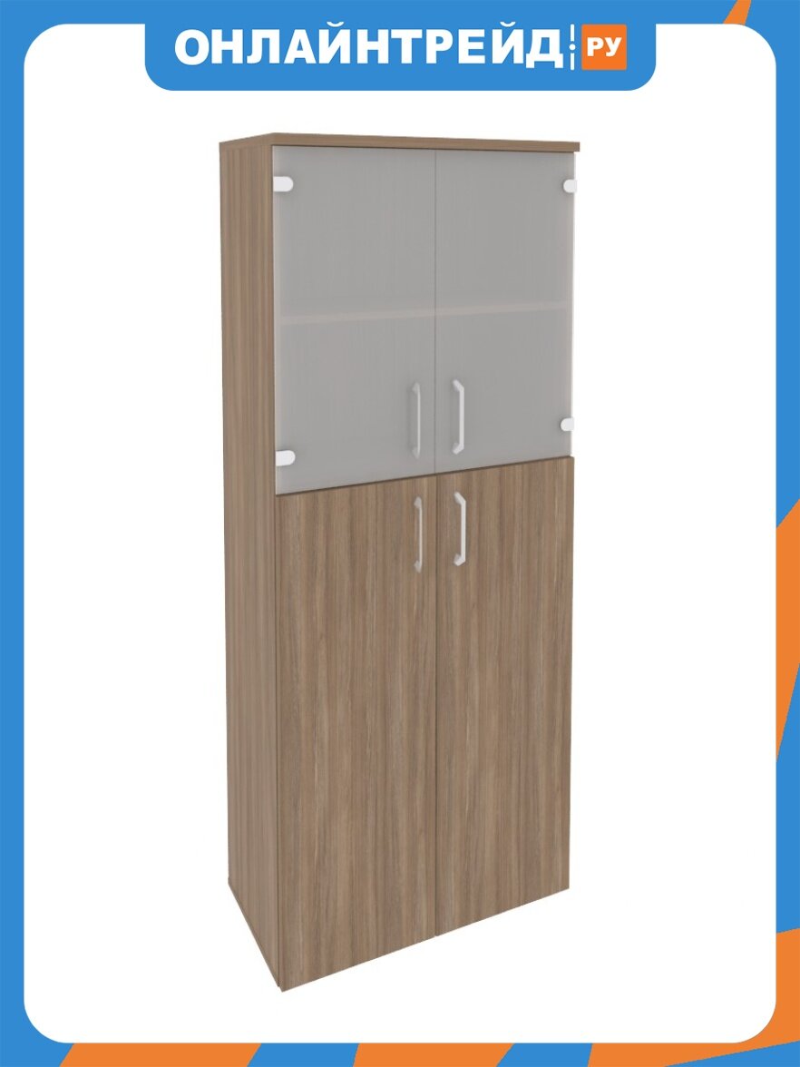 Шкаф офисный Riva CHAIR высокий широкий O. ST-1.7 Дуб аризона 800*420*1977 Onix