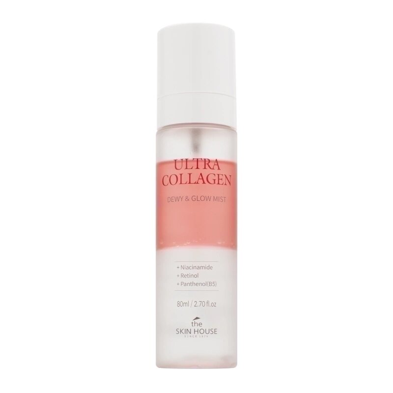 The Skin House Ultra Collagen Dewy & Glow Mist Двухфазный тонер-мист с ниацинамидом и пантенолом
