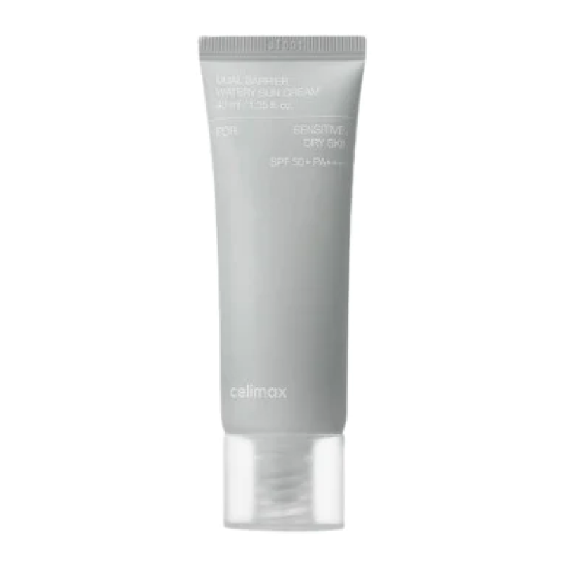 Celimax Dual Barrier Watery Sun Cream SPF 50+ PA++++ Солнцезащитный крем для сухой, чувствительной и атопичной кожи