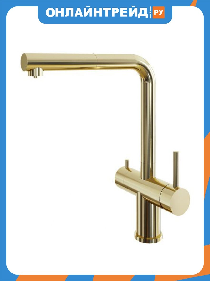 Смеситель для кухни Grandex Aqua Handy-P 9020961, золото